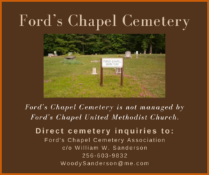 Ford’s Chapel Cemetery – Ford's Chapel